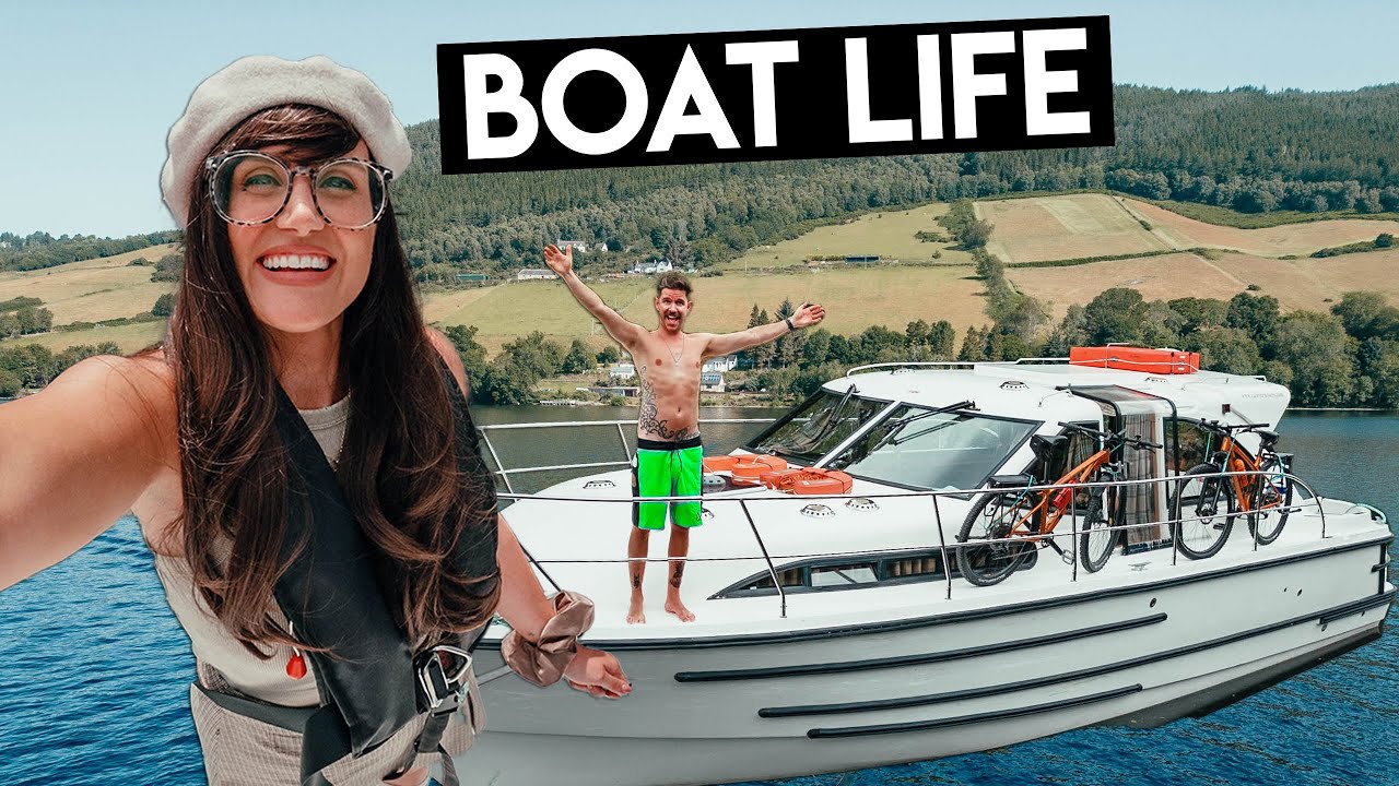Customers trying boat life - Caley Cruisers